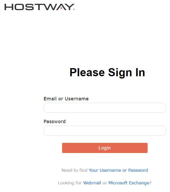 SiteControl overview, login and password reset – Hostway Help Center