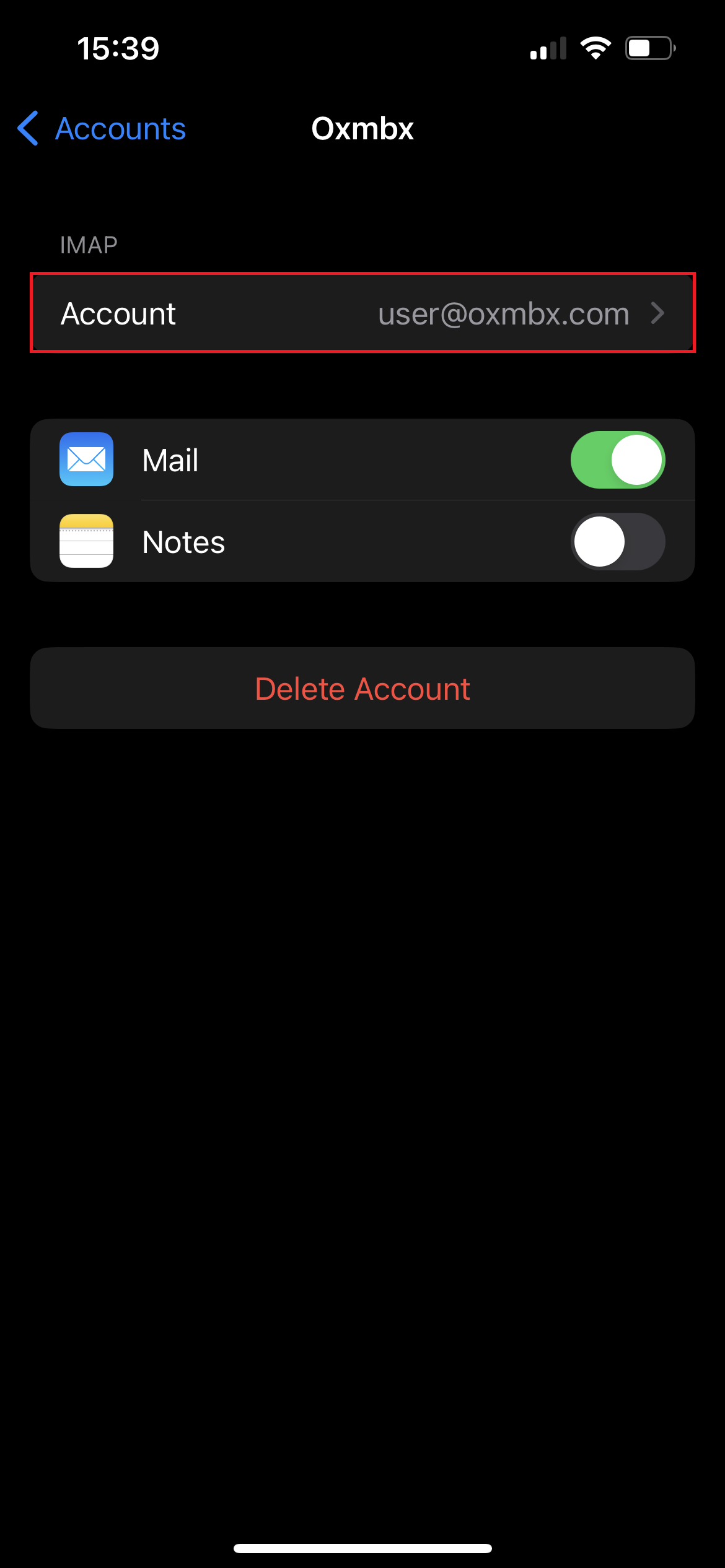 Configure Mail App on iOS Mobile Device (iPhone, iPad) – Hostway Help ...
