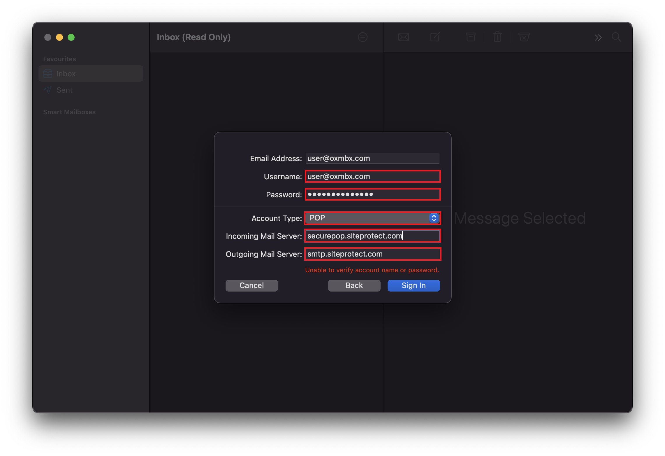 Configure Apple Mail (Mac Mail) – Hostway Help Center